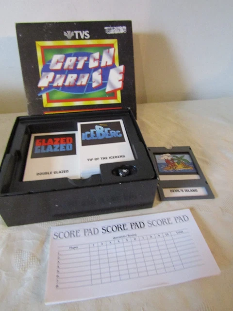 VINTAGE BOARD GAME TVS Catch Phase by Paul Lamond Complete £7.99 ...