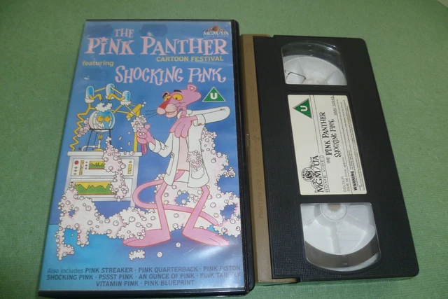 THE PINK PANTHER Cartoon Festival Featuring Shocking Pink Vhs £19.99 ...