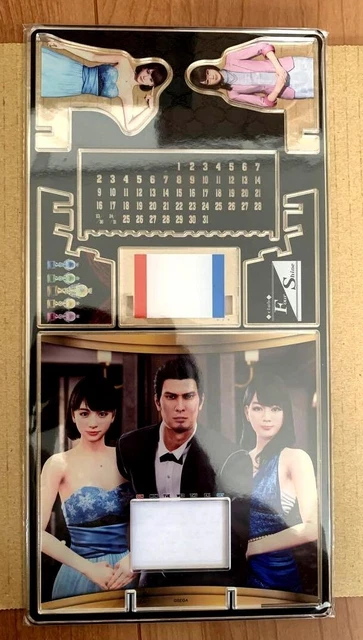 RYU GA GOTOKU Acrylic Perpetual Calendar Kazuma Kiryu £84.88 - PicClick UK