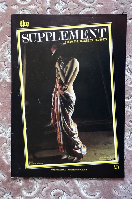 THE SUPPLEMENT ISSUE 13 Vintage glamour spanking magazine (Blushes) EXC ...