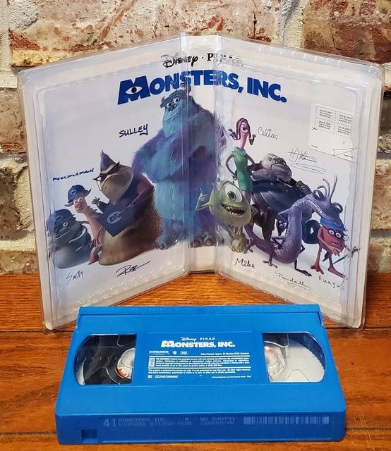 DISNEY PIXAR MONSTERS, Inc. (VHS, 2002, Clam Shell, Blue Tape) $12.62 ...