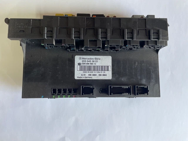 MERCEDES BENZ W203 C-Class FUSE box SAM module control unit A2035453801 ...