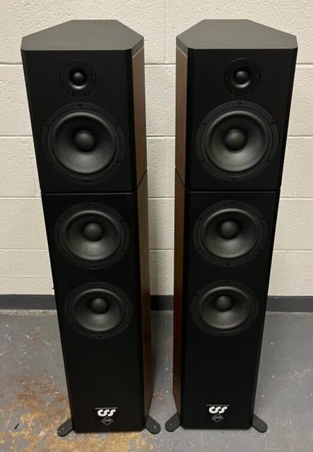 CSS TYPHON STEREO speakers | boxed with grilles and user manual £2,250. ...