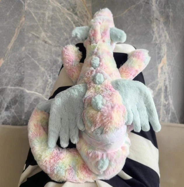 The Rare 50cm Jellycat Lazulia Dragon Large Plush Doll With Tags