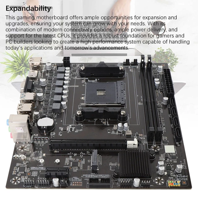 COMPUTER MOTHERBOARD M-ATX B450 Double Channels DDR4 Stable Power ...