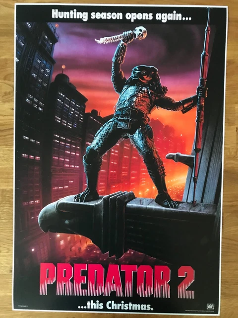 LARGE MOVIE POSTER Predator 2 430mm x 630mm EUR 4,66 - PicClick IT