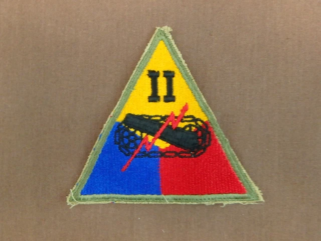 WW2 U.S. ARMY 2nd ARMORED CORPS PATCH NO UV GLOW II CORPS type 2 EUR 18,89 - PicClick DE