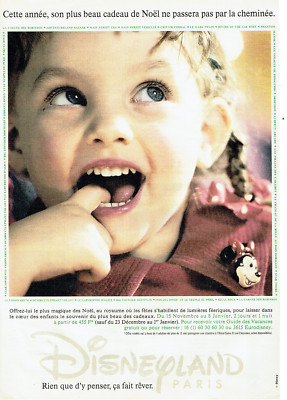 PUBLICITÉ ADVERTISING 029 2009 parc Disneyland Paris (2 pages) Mickey ...