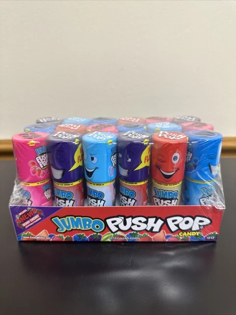 PUSH POP JUMBO Candy Assortment Bulk 18 Pack $25.99 - PicClick