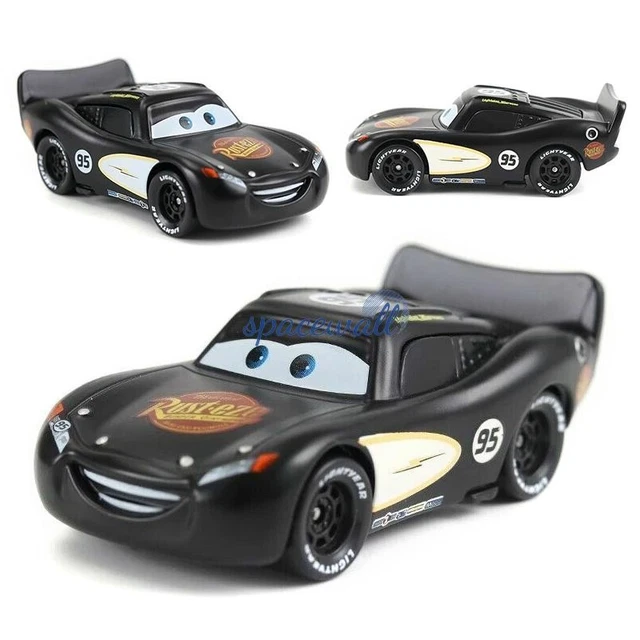 DISNEY PIXAR CARS Black Lightning McQueen 1:55 Diecast Model Toy Car ...