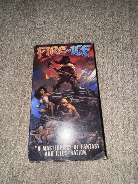 FIRE AND ICE BY FRANK FRAZETTA & RALPH BAKSHI VHS ORIG 1983 Animated ...