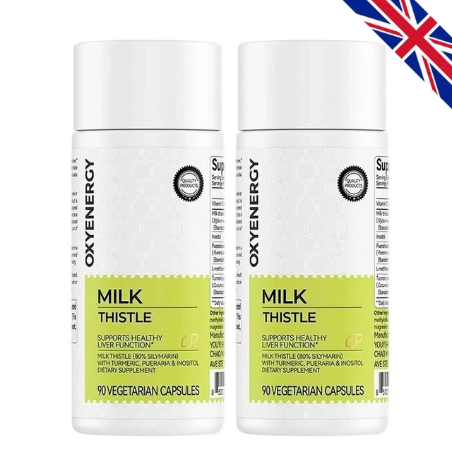 MILK THISTLE DETOX Oxyenergy 90ct Colon Cleanse Repair Antioxidant ...