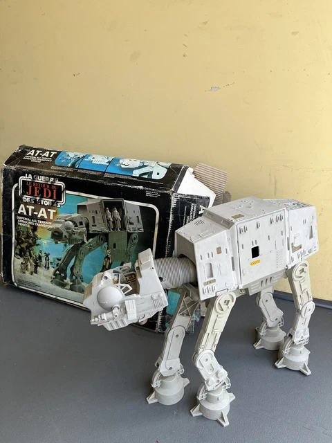 VINTAGE STAR WARS At-At Imperial Walker Vehicle, Return Of Jedi Box ...