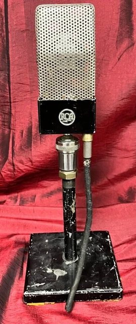 CABLE CORTADO MICRÓFONO RCA 74B vintage NO FUNCIONA - BL EUR 210,05 ...