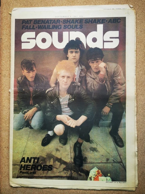 SOUNDS ROCK MUSIC Journal 05/09/81 Pat Benatar Shake Shake ABC Wailing ...