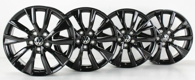 VW T7 MULTIVAN Camper Rims Toshima Black Alloy Wheels 18 Inch ...