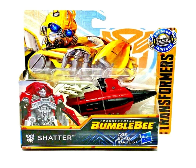 TRANSFORMERS JET PLANE Bumblebee SHATTER Figure Energon Igniters Brand ...