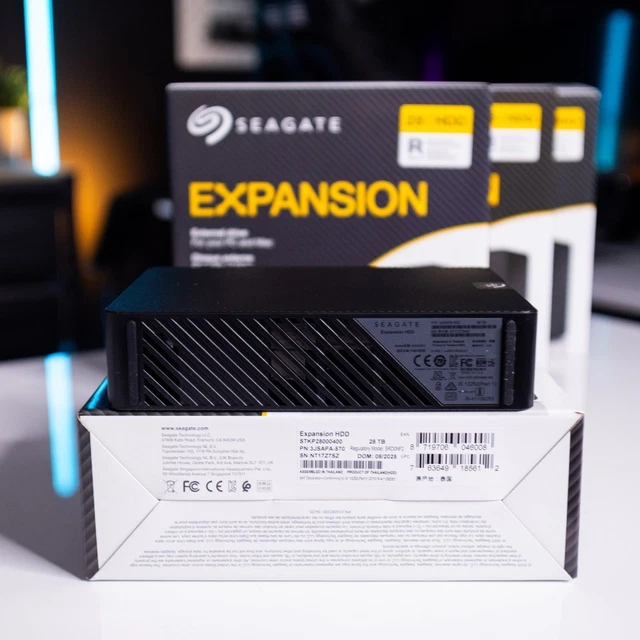 SEAGATE EXPANSION 28TB External Drive *ENCLOSURE ONLY* STKP28000400 ...