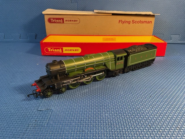 TRIANG HORNBY R855 LNER Flying Scotsman Steam Loco Apple Green VGC Boxed £34.99 - PicClick UK