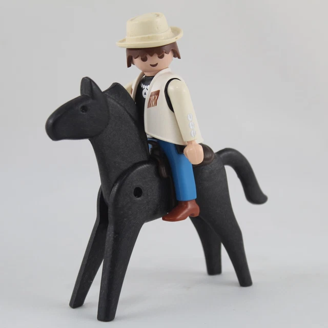 PLAYMOBIL COWBOY OUEST Poupées Famobil Click GEOBRA Année 1993 Vintage ...