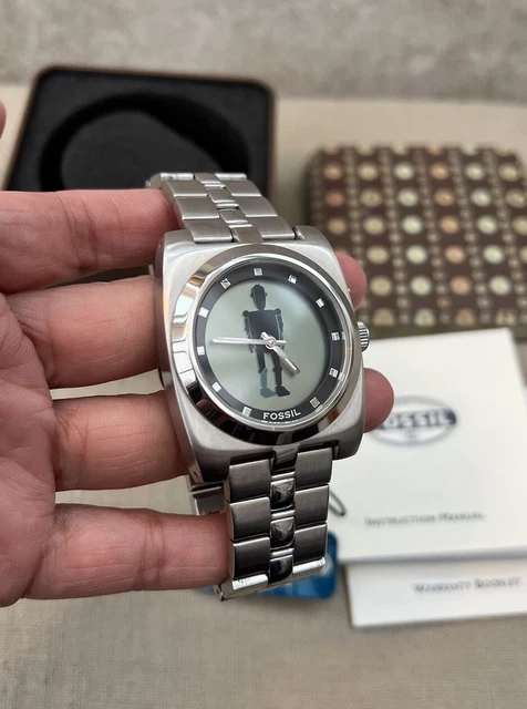 SUPER RARE Y2K FOSSIL Big Tic Animated Robot Watch BG-1002, Box Tags New Battery £325.00 ...