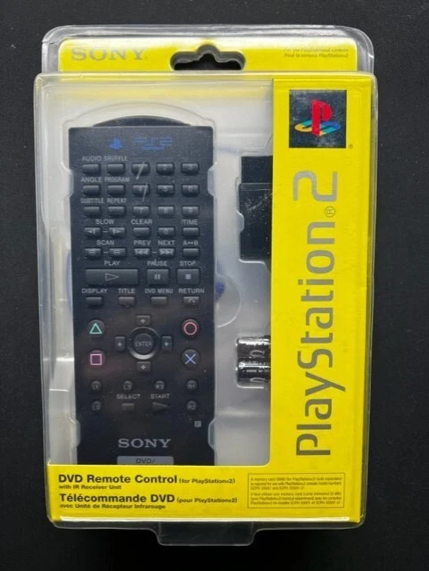 VINTAGE SONY PLAYSTATION 2 PS2 DVD Remote Control Brand New Sealed Vtg ...