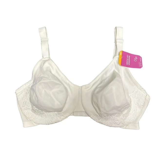 OLGA BY WARNERS Gentle Lift Underwire Bra 5001L White Size 38DD NWT £20 ...
