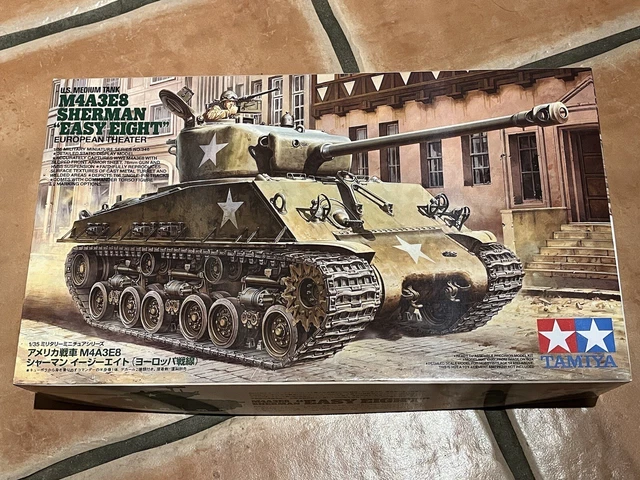 TAMIYA 1:35 SCALE Sherman M4A3E8 “Easy Eight” Model Kit. £26.01 ...
