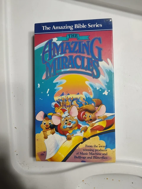 THE AMAZING MIRACLES Amazing Bible Animated Series VHS Video Tape ...