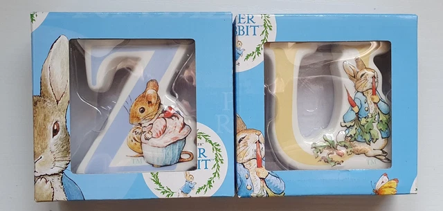 BEATRIX POTTER SET- LETTER Z, U - PETER RABBIT & Tittlemouse -in new ...