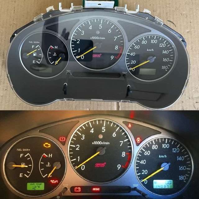 COMPTEUR DE VITESSE SUBARU Impreza WRX STi GGA GGB GDA GDB MT (140371km ...