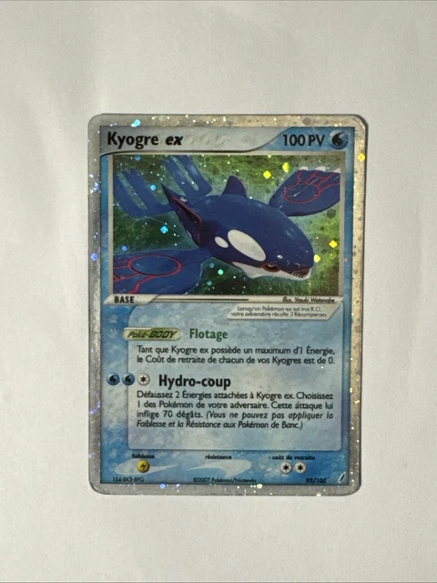 CARTE POKÉMON KYOGRE Ex 95/100 Bloc Ex Gardiens de Cristal FR Ultra ...