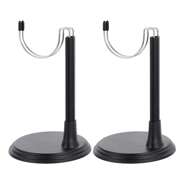 2 PCS FIGURINE Stand Display Puppet Stands for Figurines Adjustable ...