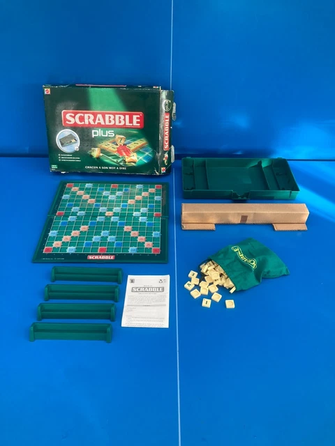 GRAND SCRABBLE PLUS VOYAGE AVEC BOÎTE. .Édition FRANÇAISE Complet RARE ...