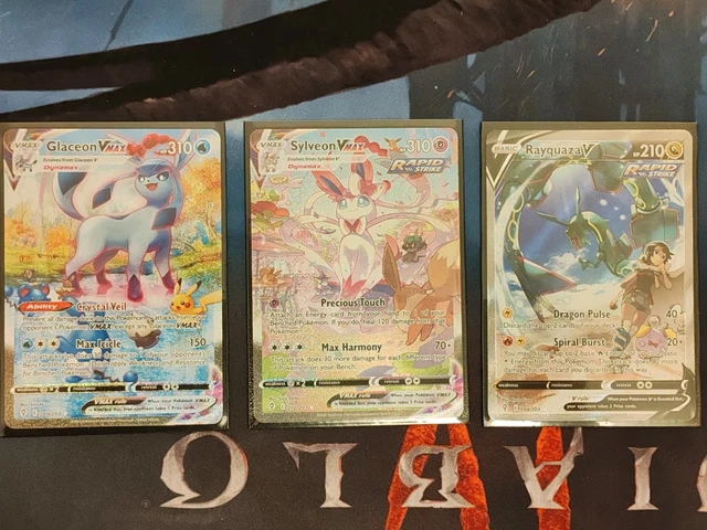 POKEMON EVOLVING SKIES Partial M.Set Sylveon/Glaceon/Rayquaza ...