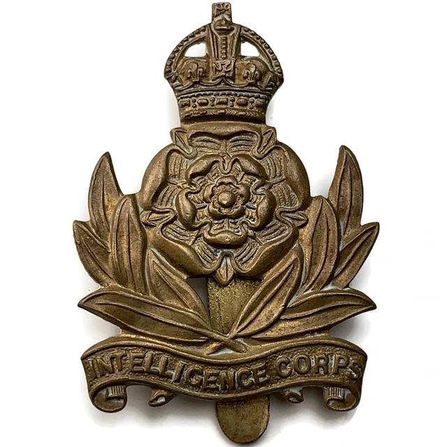 ORIGINAL WW2 INTELLIGENCE Corps Cap Badge £24.99 - PicClick UK