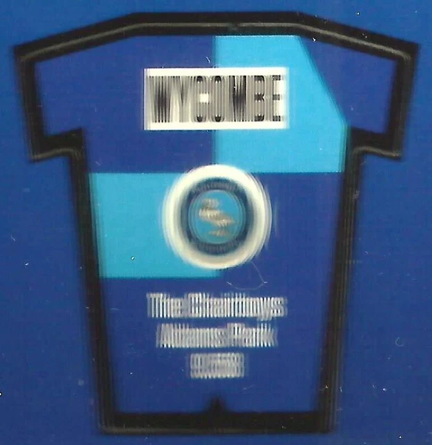 Motd League Ladder Team Tab 2024 Wycombe Wanderers £099 Picclick Uk