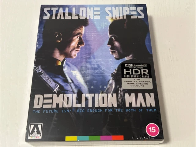 DEMOLITION MAN 4K UHD Blu-ray Limited Edition Arrows Exclusive £49.99 ...