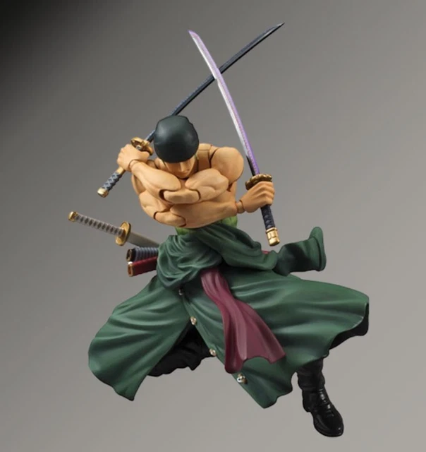 ONE PIECE PIRATE Roronoa Zoro Joints Moveable PVC Action Figure Model ...