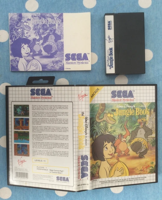 🌟JUNGLE BOOK🌟SEGA MASTER System🌟Complete🌟Uk Seller 🌟Fast Uk🇬🇧Postage🌟 £ ...