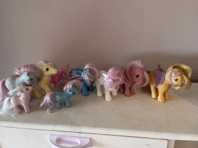 MY LITTLE PONY G1 Bundle of G1 Vintage Hasbro 80s Ponies & Accessories ...