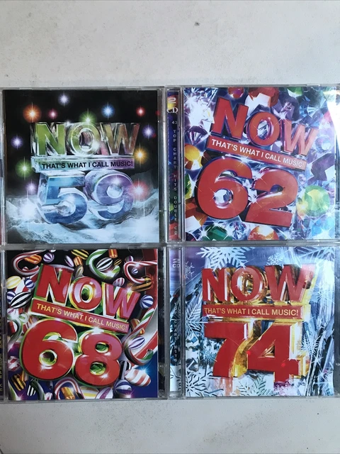 NOW THAT'S WHAT I Call Music Bundle 59, 62, 68, 74 Various Artists EUR ...