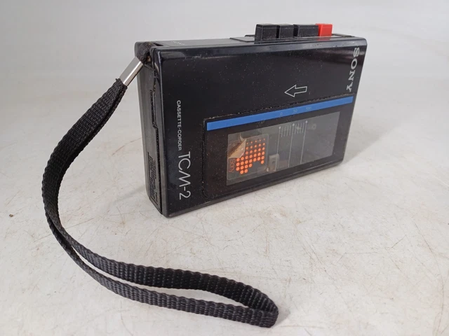 BALADEUR WALKMAN NOIR Sony Tcm-2 Vintage Annees 1980 K7 EUR 38,00 ...