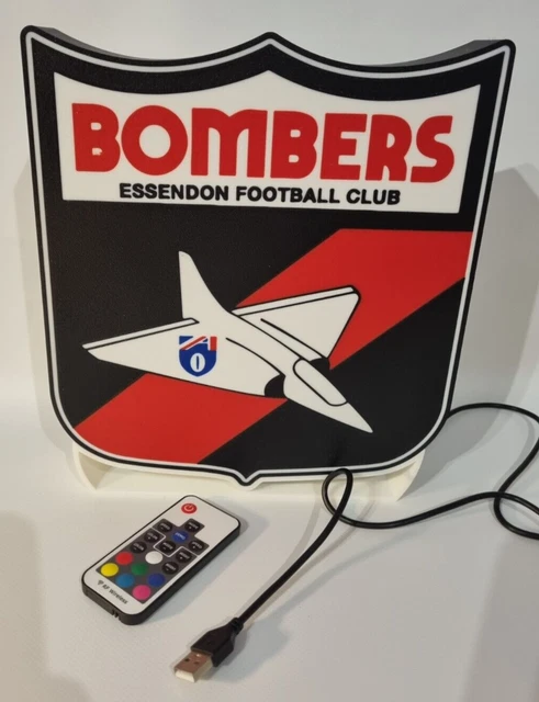 ESSENDON BOMBERS FC Lightbox $80.00 - PicClick AU