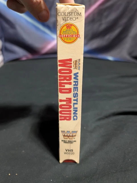 WWF WWE WRESTLING World Tour 1992 VHS Pro Wrestling Coliseum Video ...
