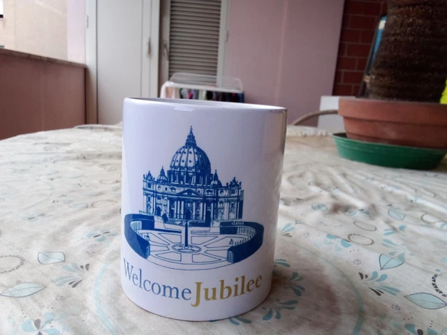 TAZZA GIUBILEO ROMA 2025 cup jubilee rome 2025 EUR 20,00 - PicClick IT