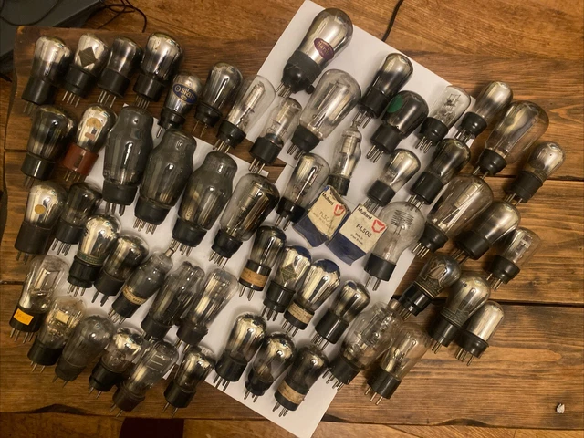 JOB LOT OF 50+ Old Valves Marconi Cossor Mullard Osram Pmilf Large £239.00 - PicClick UK