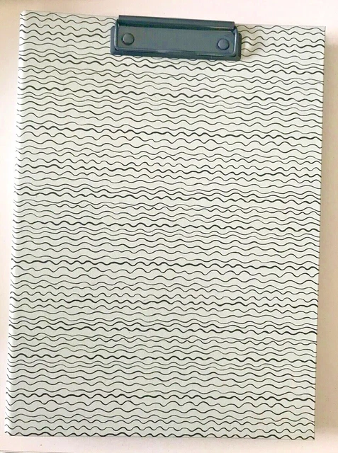 PAPERCHASE BLUE WAVES Design Padfolio With Refill Pad And Pocket A4 ...