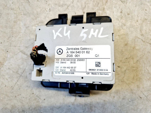 5ML MERCEDES-BENZ W164 ML Original Control Unit Central Gateway ...
