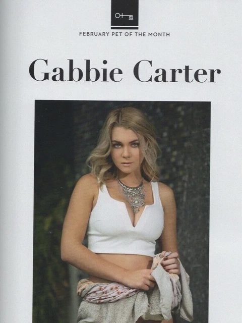 GABBIE CARTER BUNNY COLBY PENTHOUSE Magazine January February 2020 NEW ...
